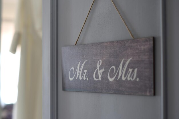 Engraved Wooden “Mr & Mrs” Wall Sign – Laser Engraving Website